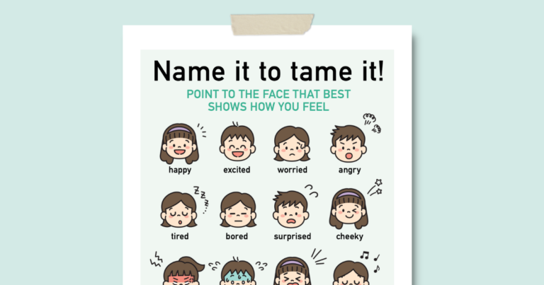 Name it to tame it Printable | Help kids identify their emotions - Tots ...